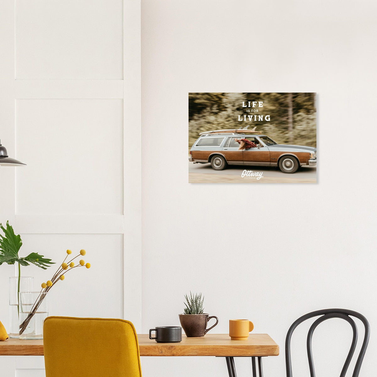 LIFE IS FOR LIVING Poster - Premium Matte Paper – OTTWAY