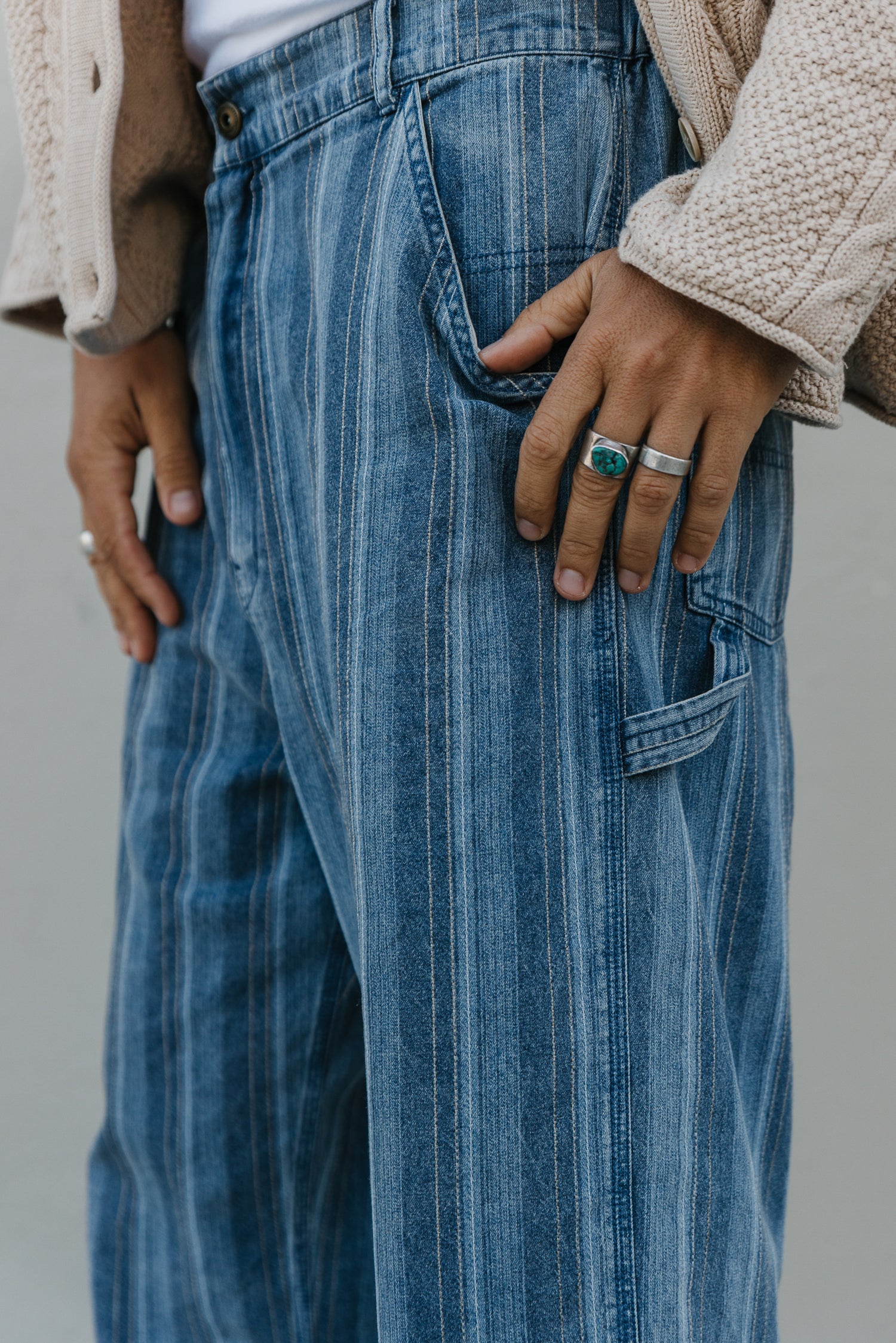 Jagger - Washed Denim Pants