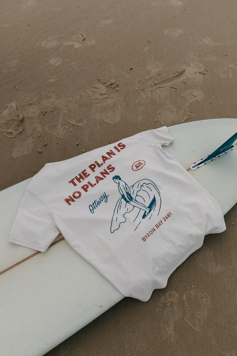 The Plan is No Plans T-Shirt - Off-White