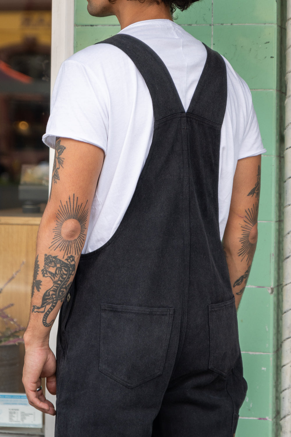 JACKS - Washed Black Overalls
