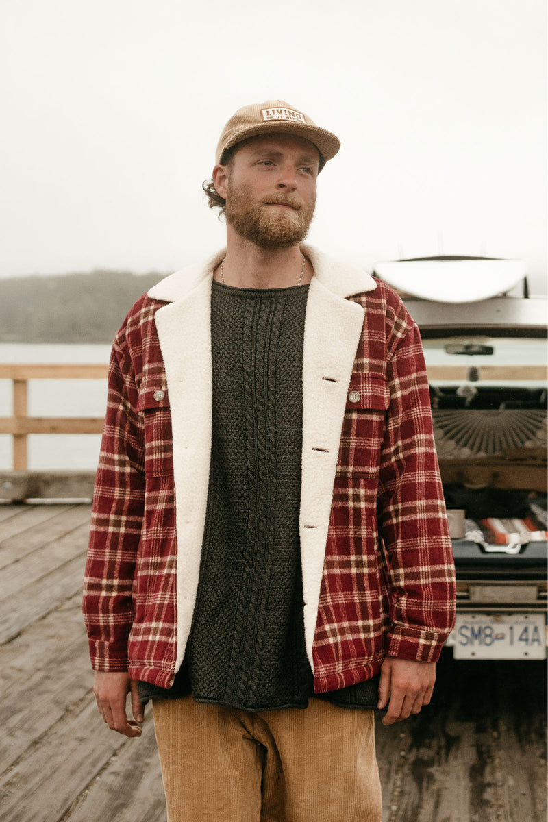 Rover - Burgundy Flannel Jacket – OTTWAY
